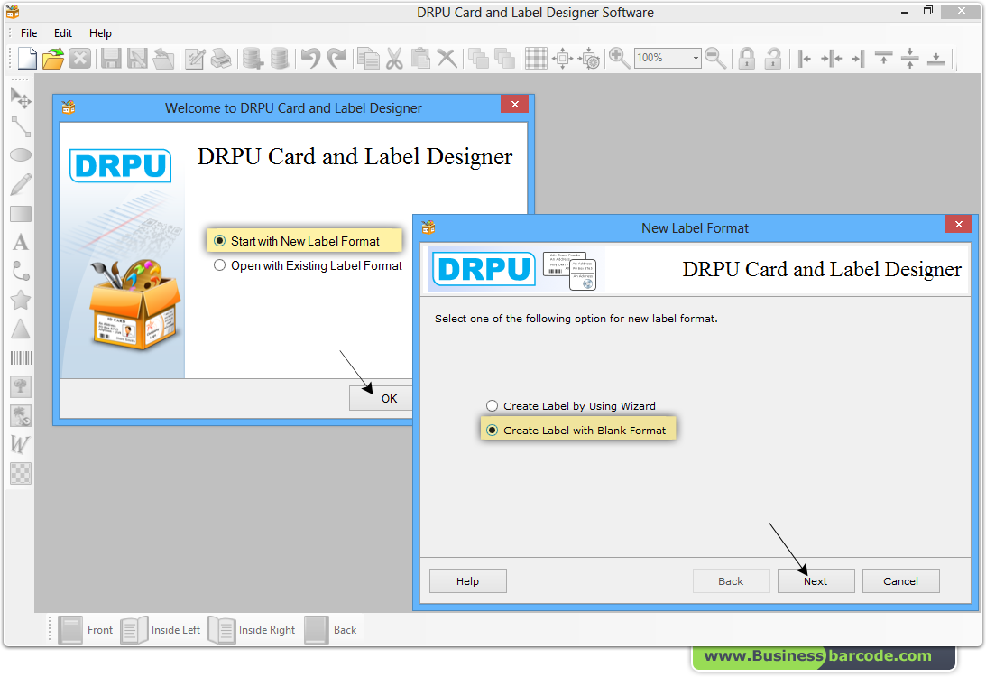 Card and Label Maker Software screenshots - BusinessBarcode