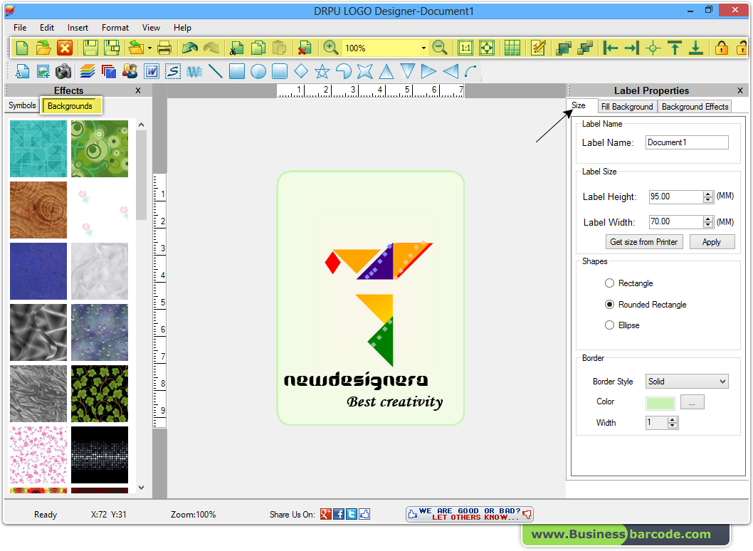 Logo designer software make different business logos - BusinessBarcode