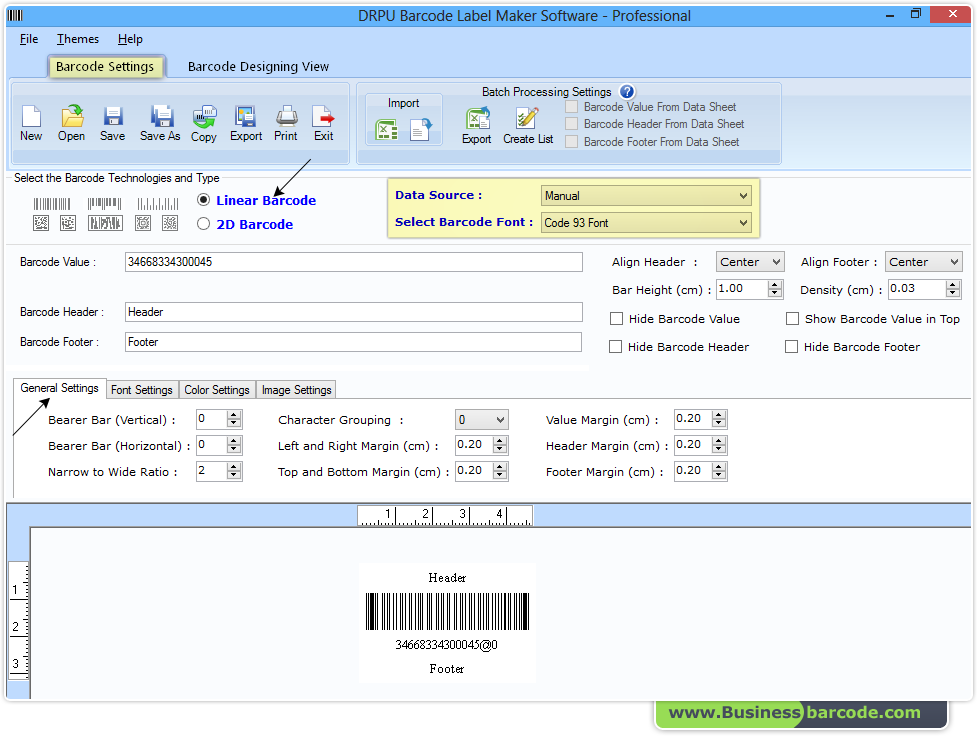 Barcode Label Maker (Professional Edition) screenshots – BusinessBarcode